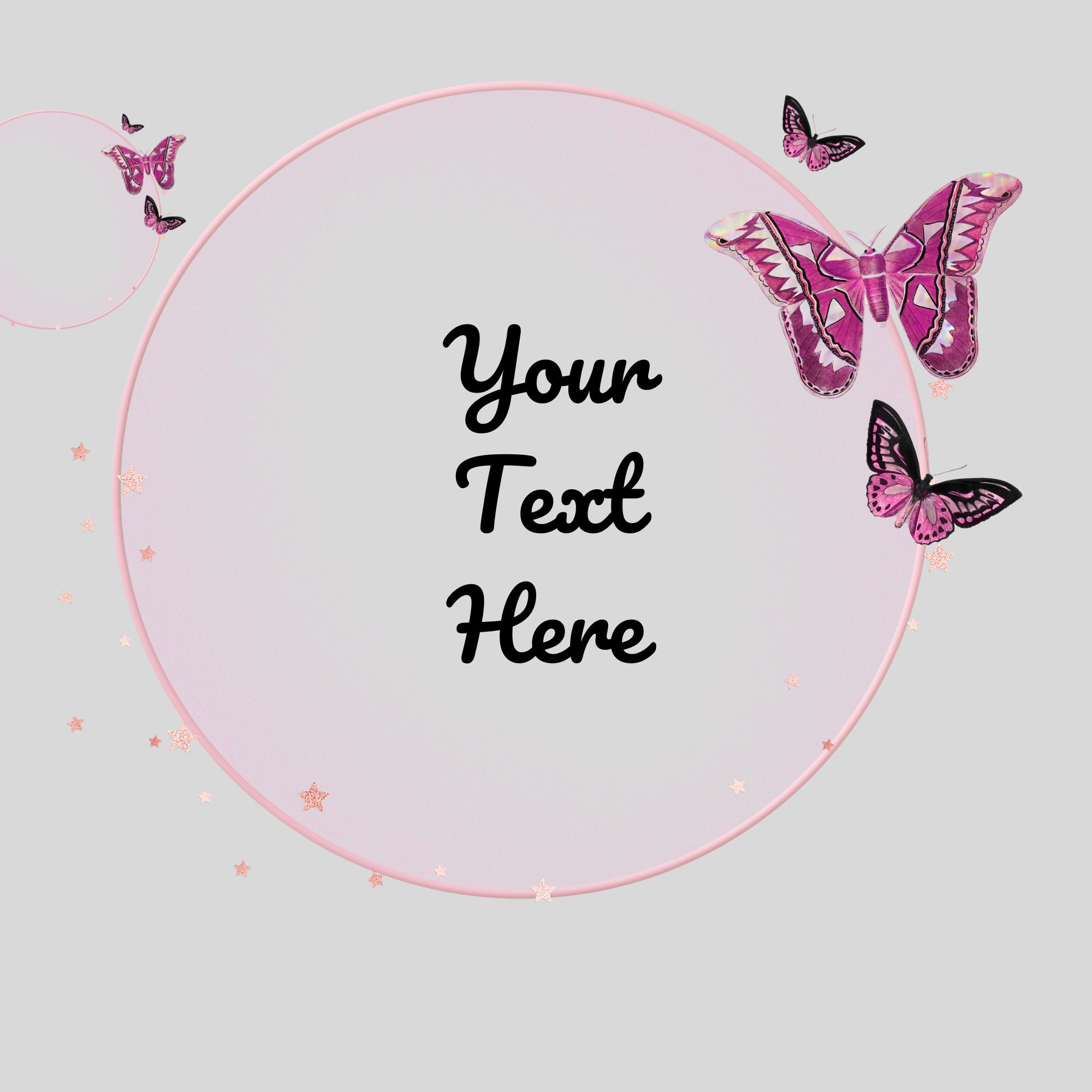 BUTTERFLY MONOGRAM SVG Butterfly Wreath Svg Circle Monogram Svg ...
