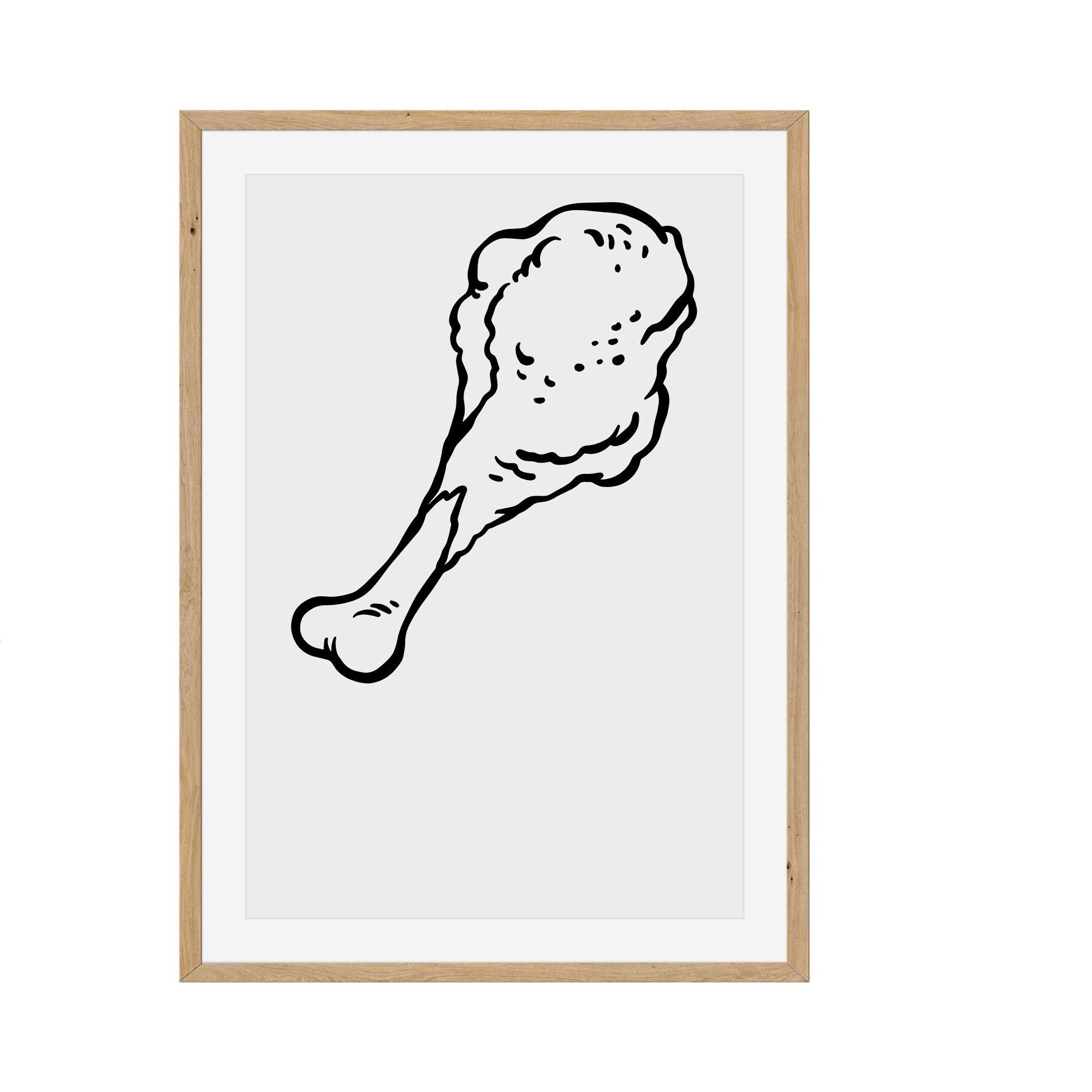 Chicken Leg Svg\ Chicken Svg\ Leg Svg\ Cut Svg Files\ Cutting Files for ...