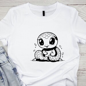 Cute Snake Svg\ Jungle Animals Clipart\ Cartoon Snake Svg\ Baby Snake ...