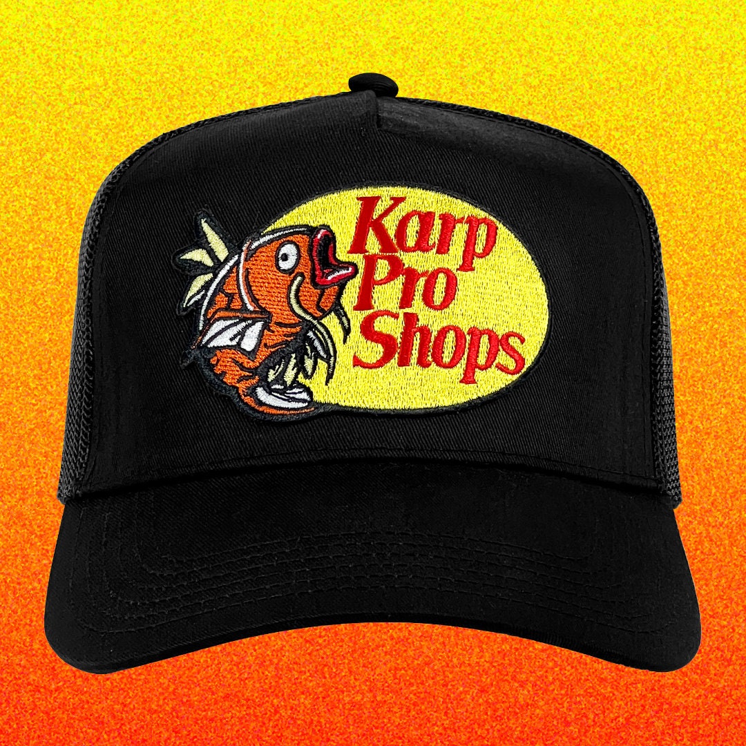 Embroidered Karp Pro Shops Trucker Hat Pokemon Inspired Etsy