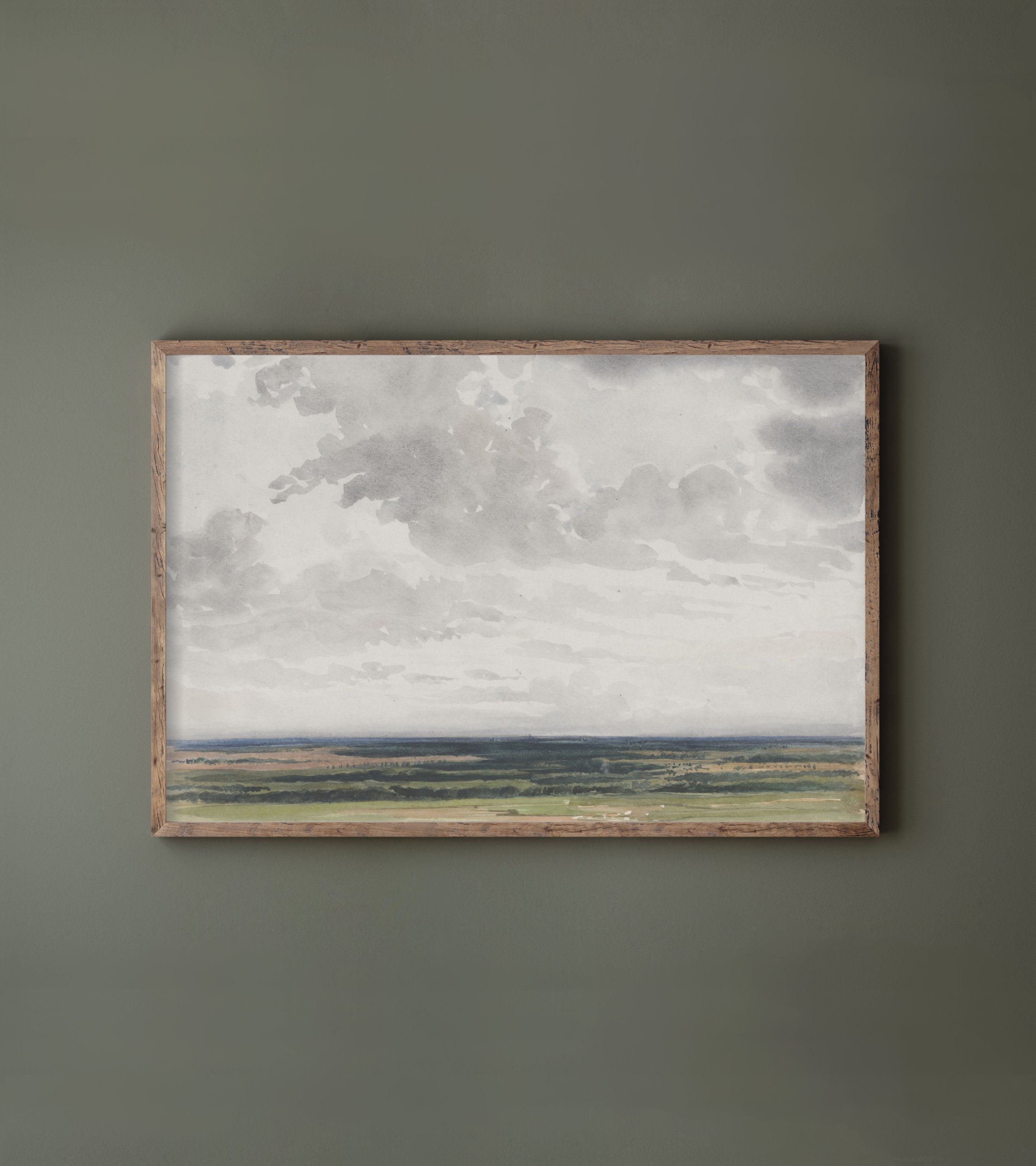 Printable Vintage French Country Landscape Wall Art Above Bed Print ...