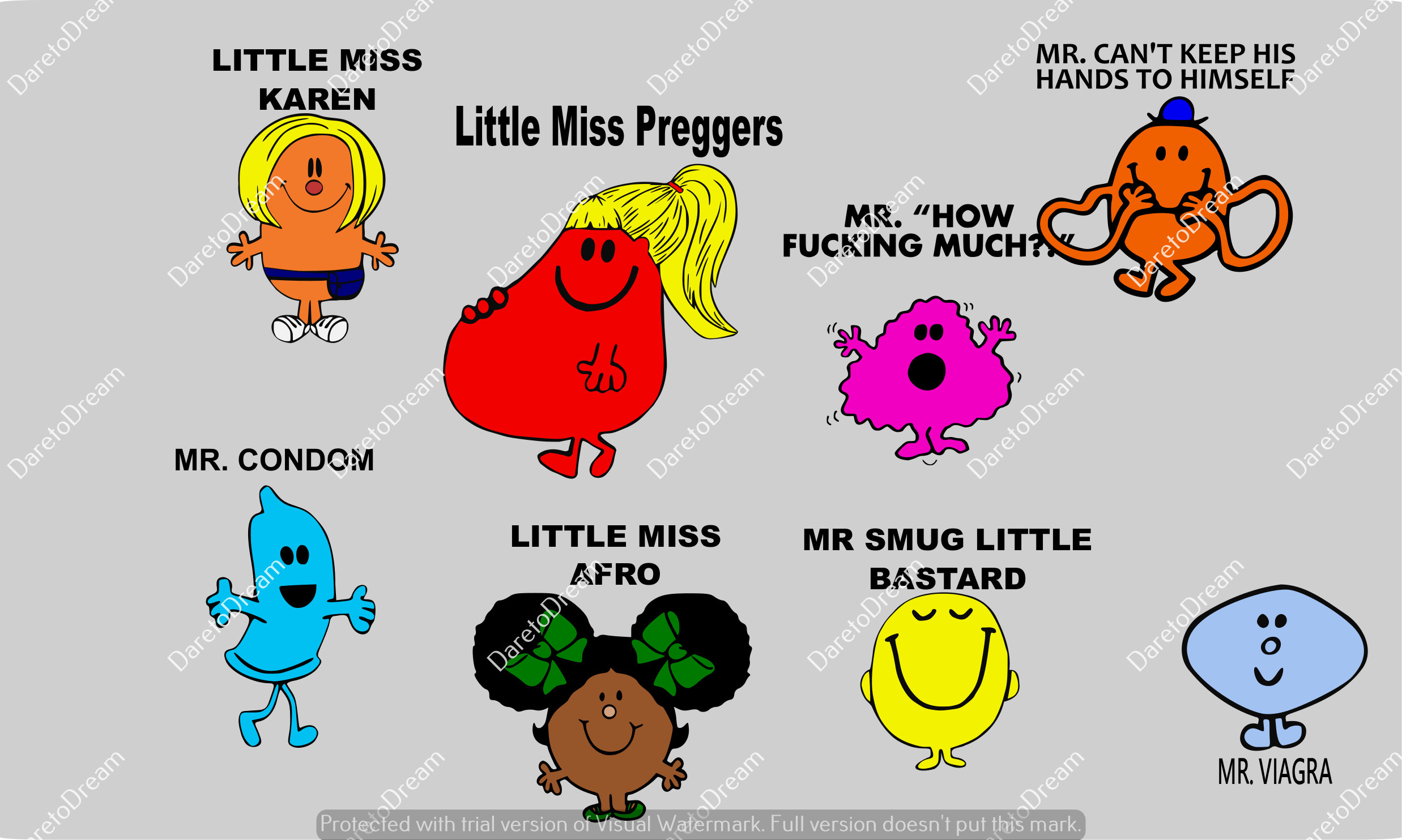 Little Miss Characters With Names