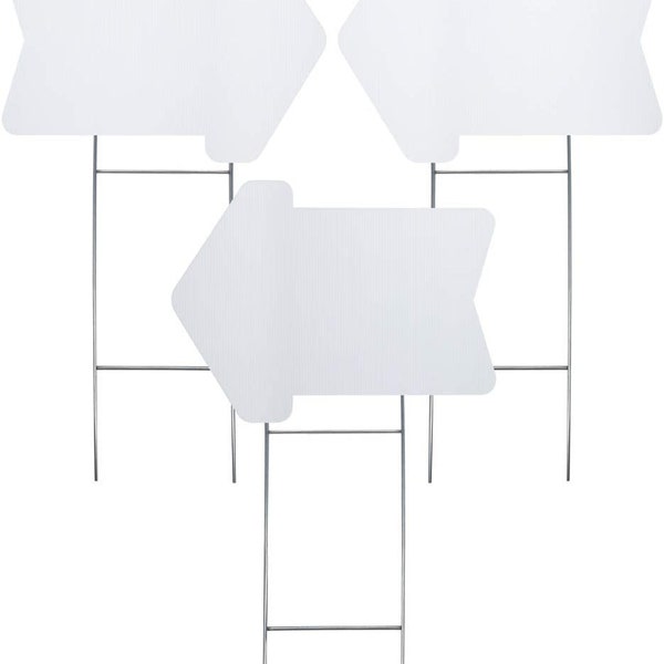 Arrow Shaped Yard Sign - Etsy