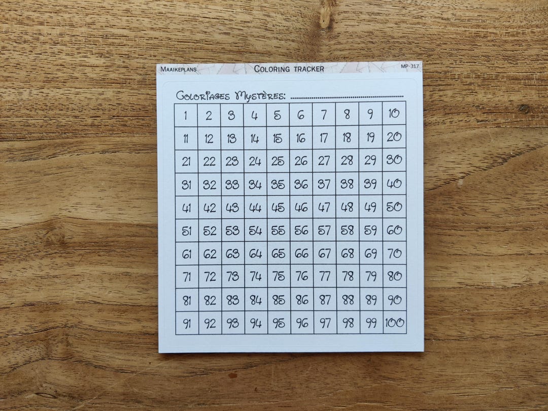 Coloring Trackers for Coloriages Mysteres Coloring Books | Coloring ...