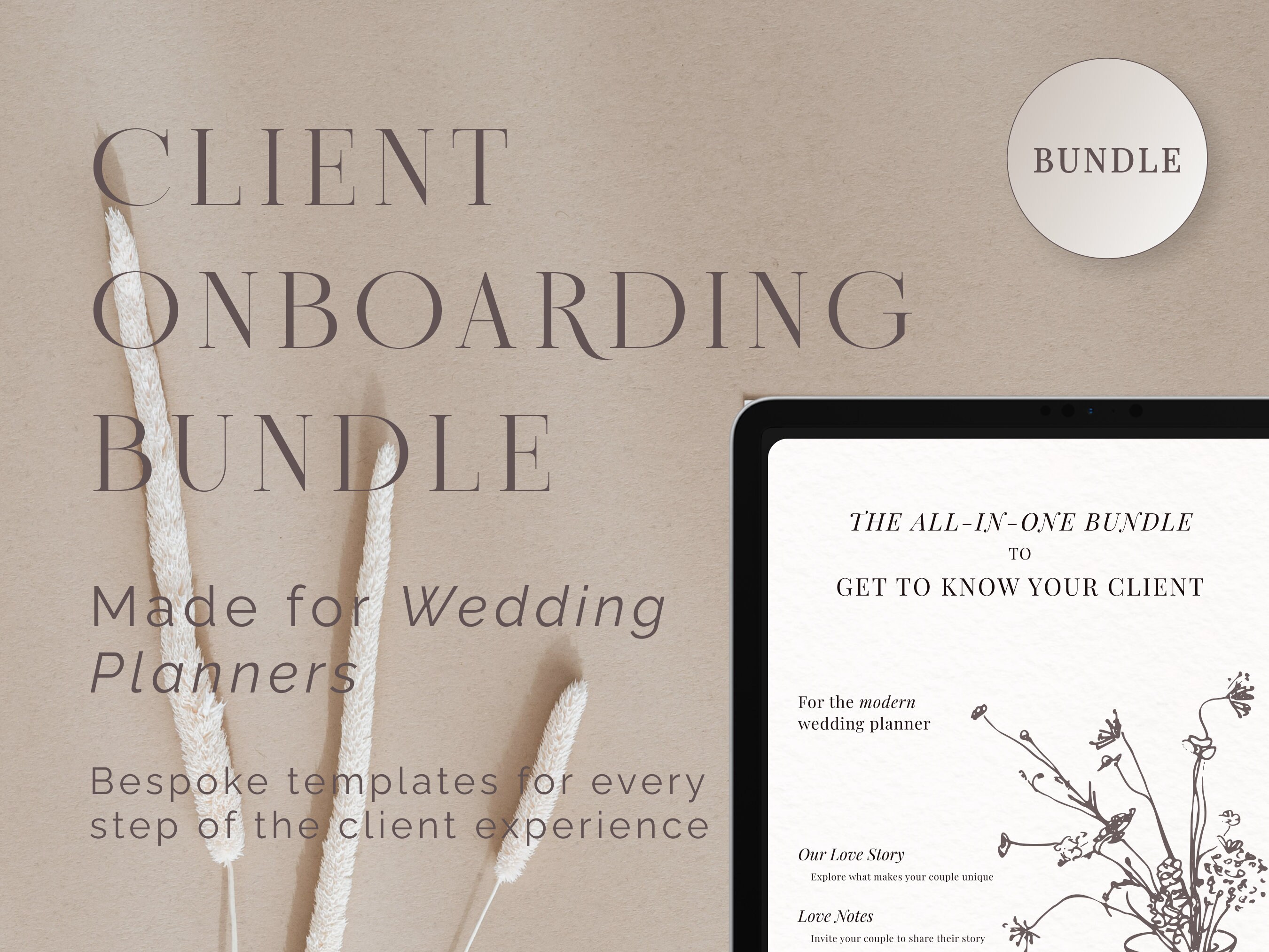 New Client Onboarding Packet for Professional Wedding Planners Client ...