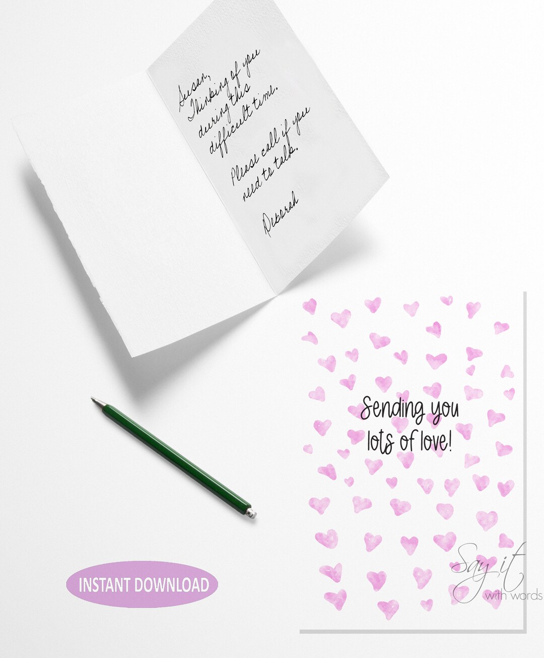 Printable Greeting Card for a Friend or Family Member That Could Use ...