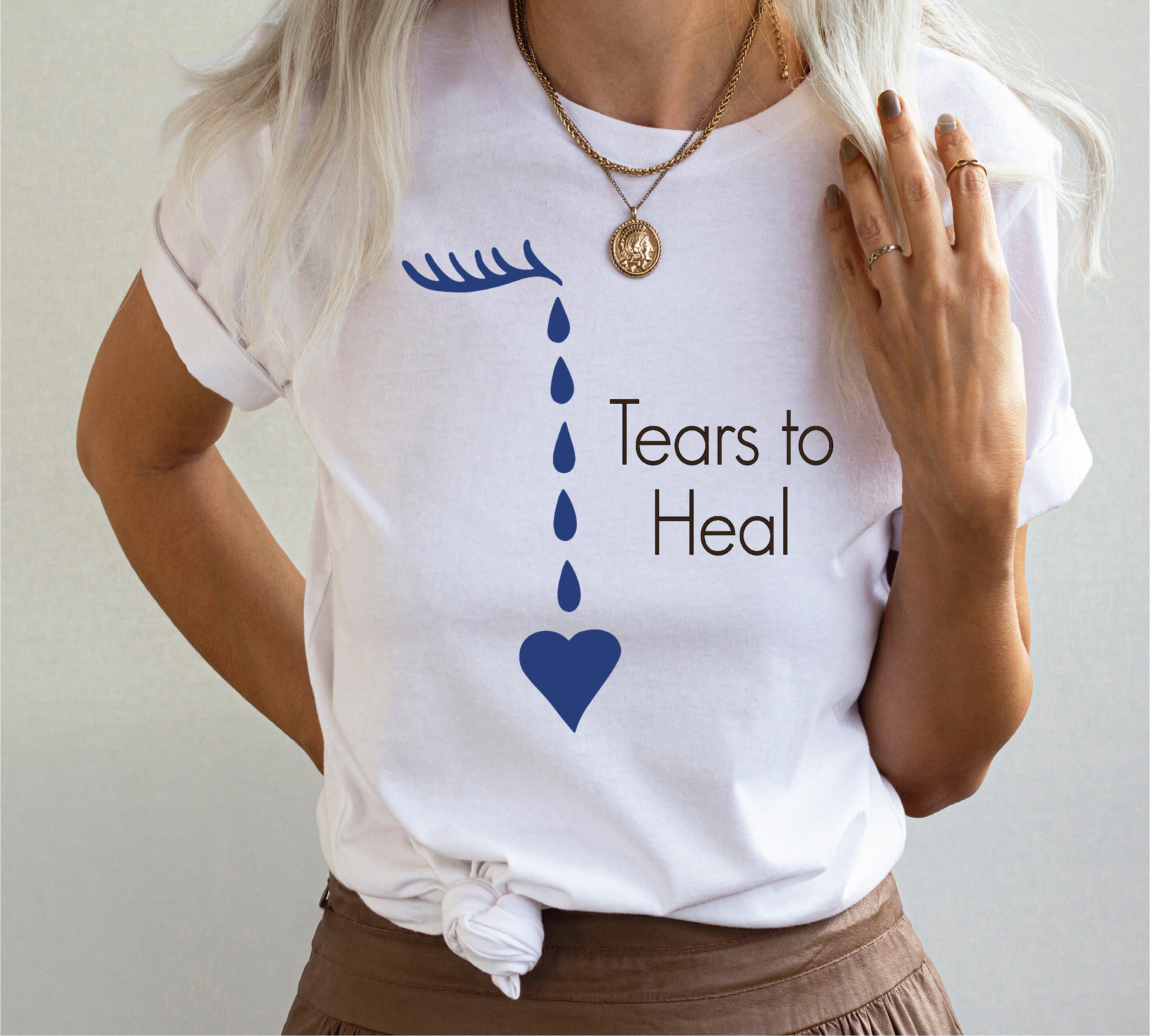 SVG File, Tears to Heal Hand Drawn, SVG File for Cutter, Original SVG ...