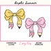 Pencil Bow PNG Bundle Coquette Teacher Png Doodle Back to School Pencil ...