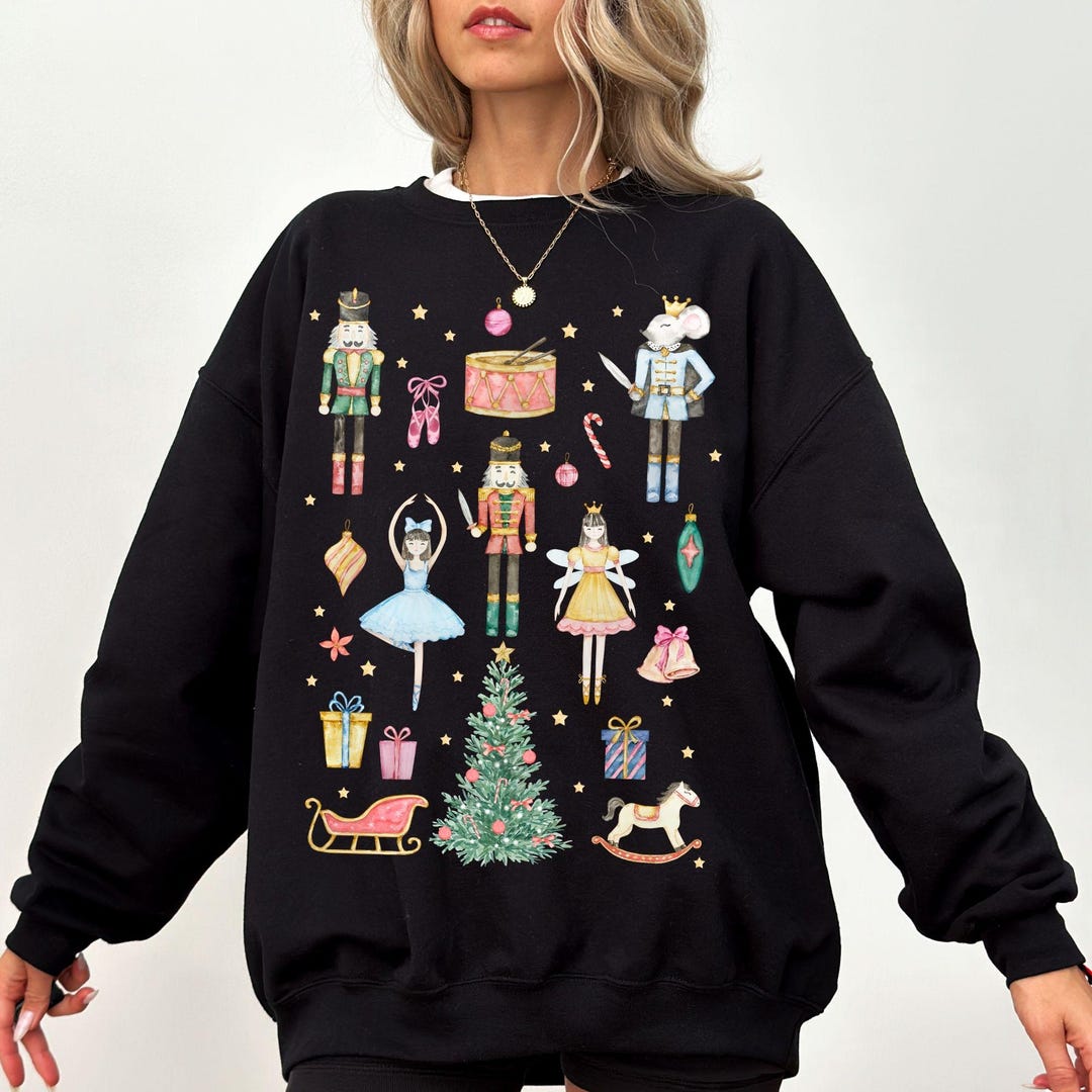 Christmas Nutcracker PNG Coquette Collage Ballerina Tree Gifts Candy ...