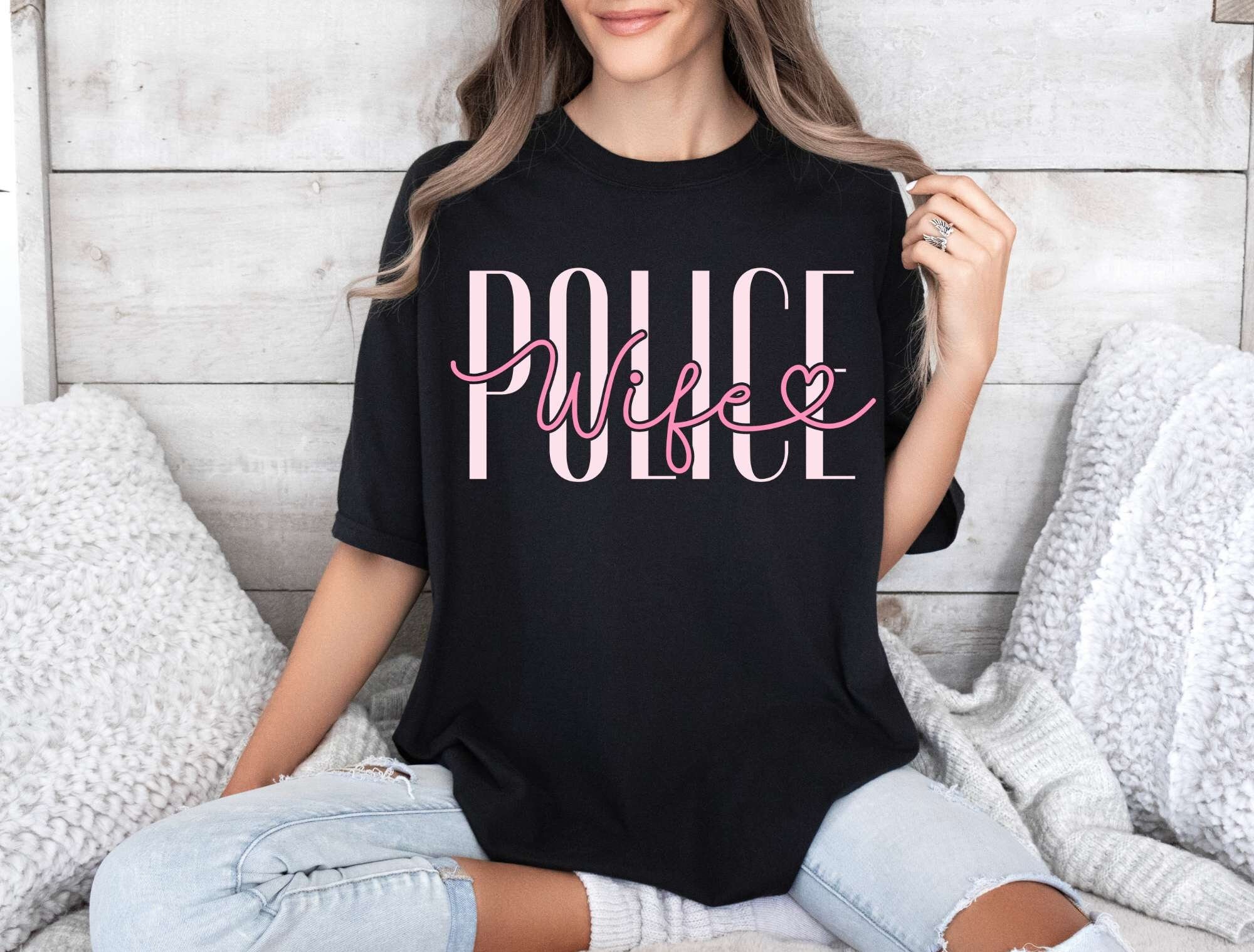 Police Wife PNG Girly Coquette Cop Wifey Girlfriend Pink Heart Cursive ...