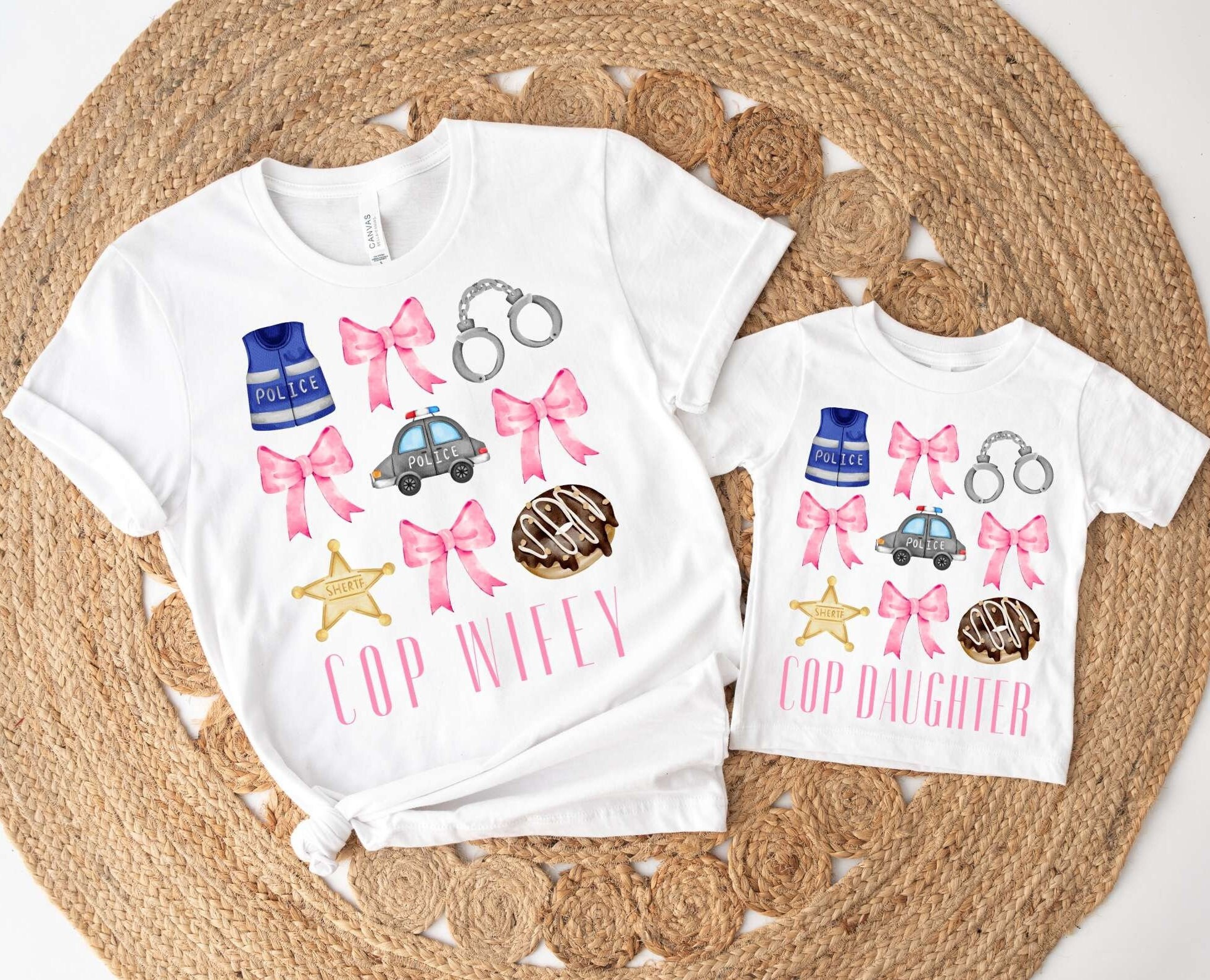 Coquette Police Wife PNG Girly Coquette Cop Wifey Daughter Girlfriend ...