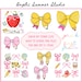 Pencil Bow PNG Bundle Coquette Teacher Png Doodle Back to School Pencil ...