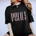 Police Wife PNG Girly Coquette Cop Wifey Girlfriend Pink Heart Cursive ...