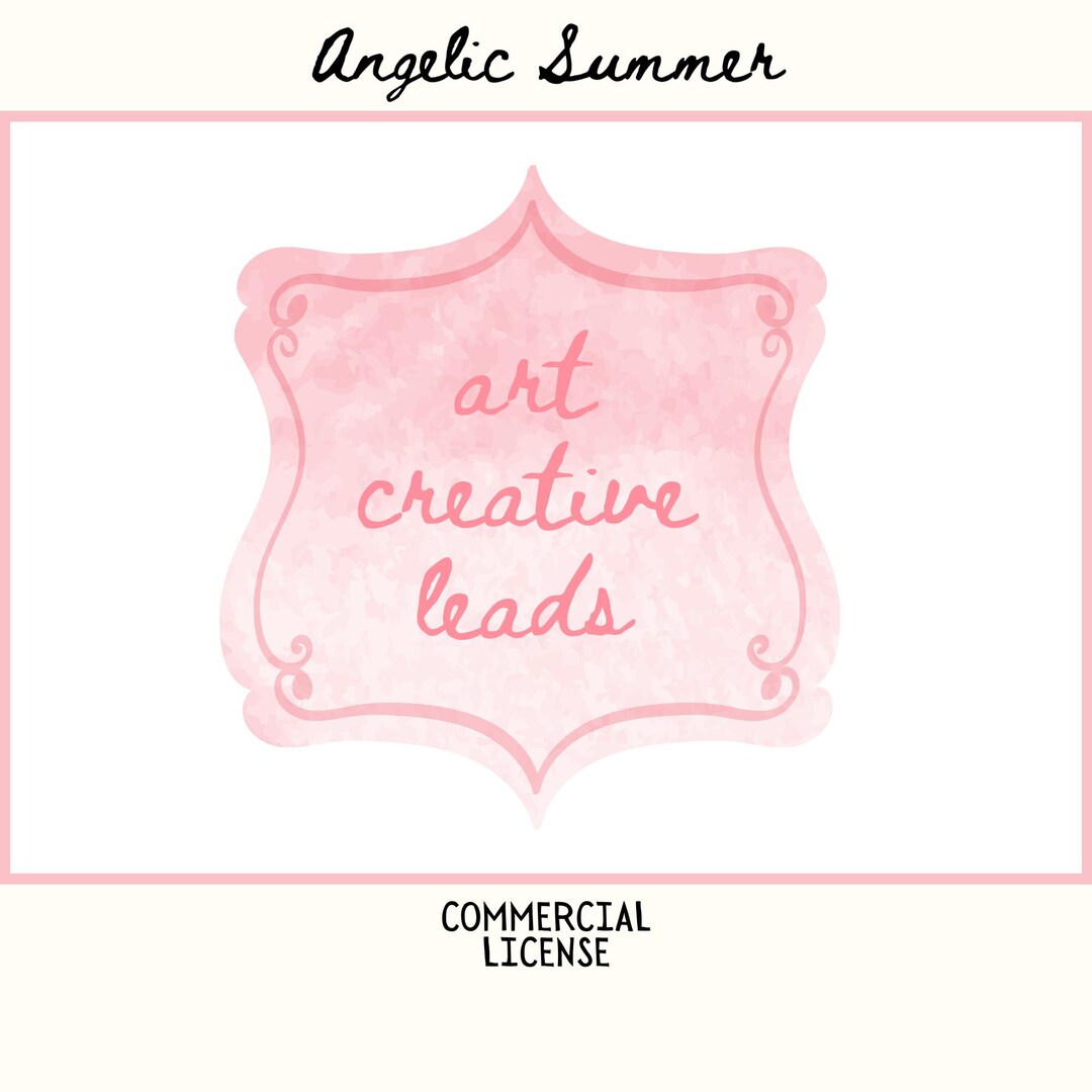 Custom Art PNG Commercial License Design Personalized Gift Cute Girly ...