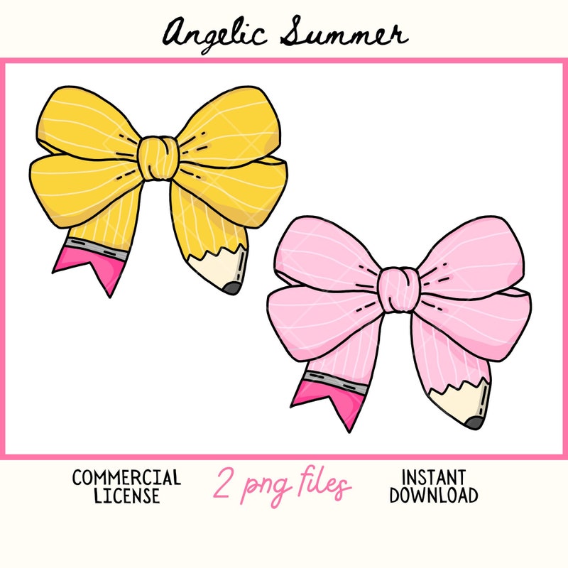 Pencil Bow - Etsy