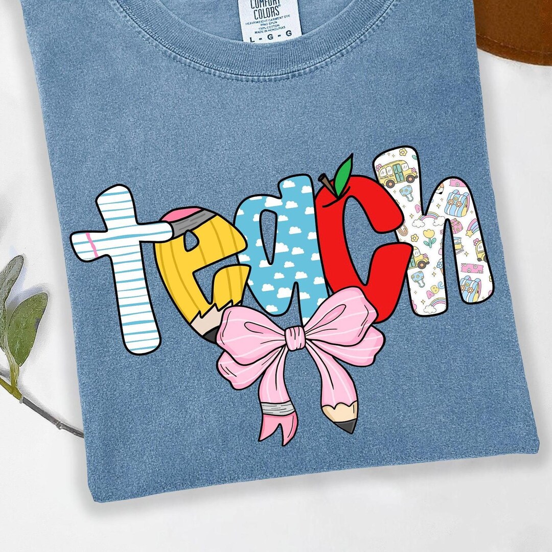 Doodle Teach PNG Colorful Preppy Coquette Pencil Bow Png Apple Doodle ...