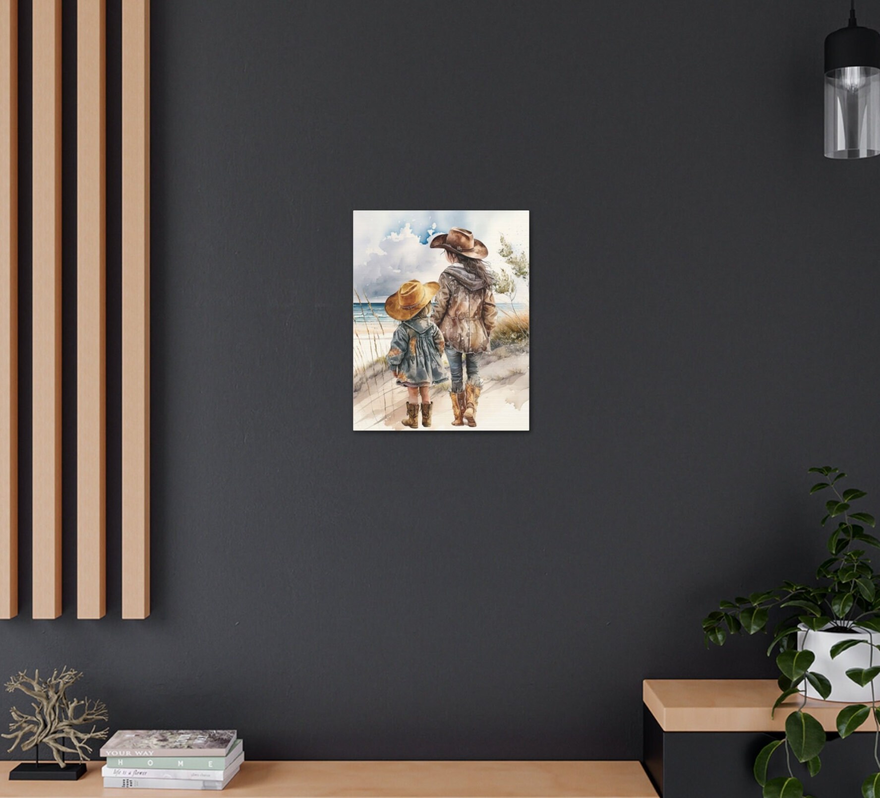 Coastal Cowgirl Wall Decor for Nursery Cowgirl Beachy Wall - Etsy