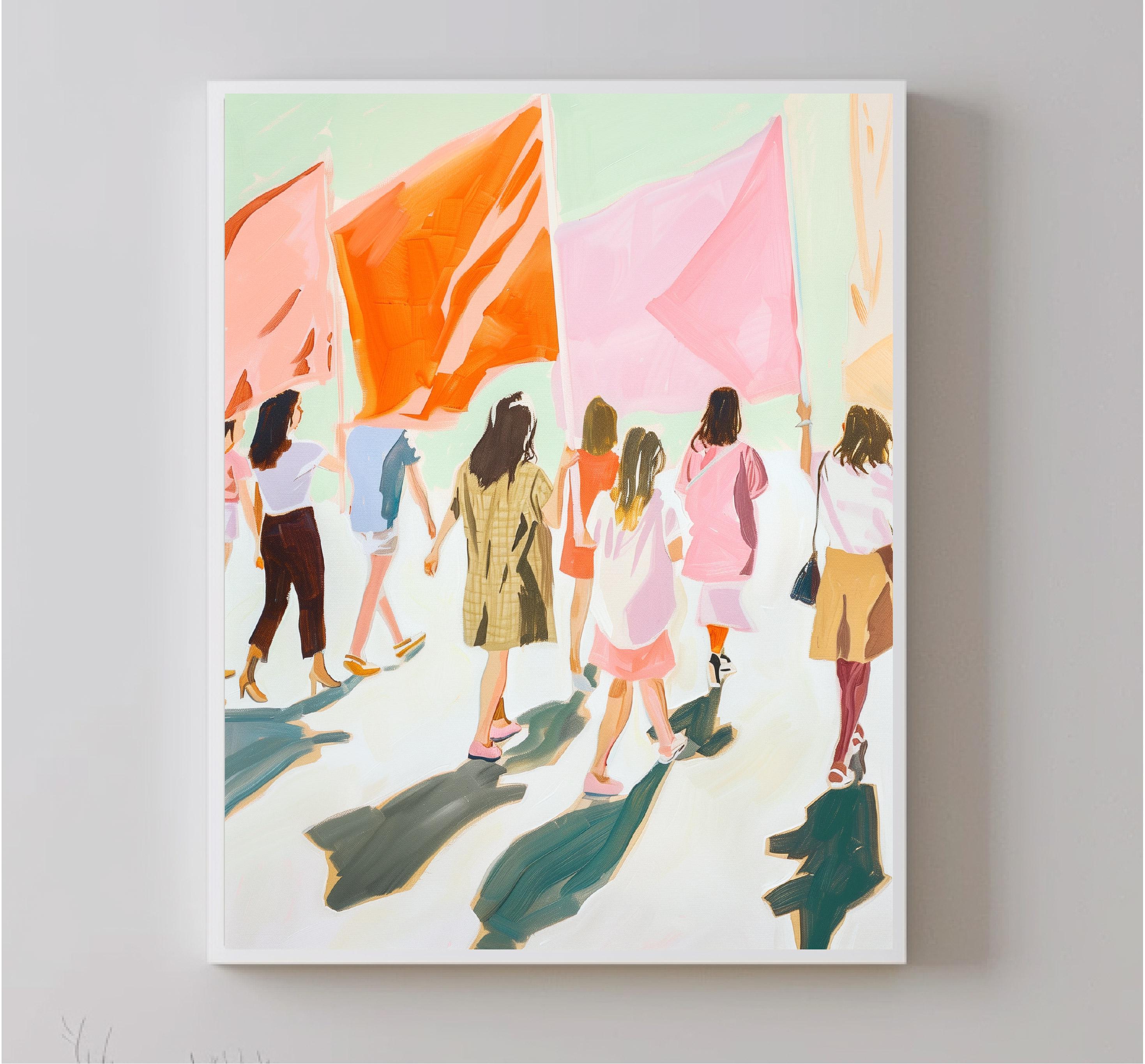 International Women's Day Painting | Feminist Art to Print | Digital ...