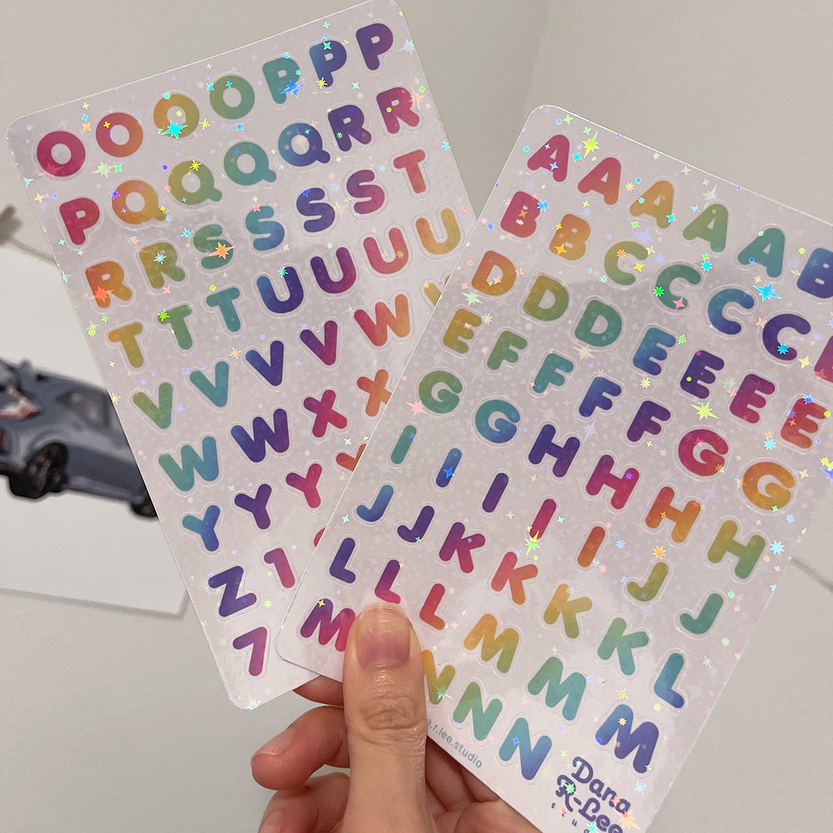 Alphabet Sticker Sheets 8 Different Color for Journal Decor for Kid ...