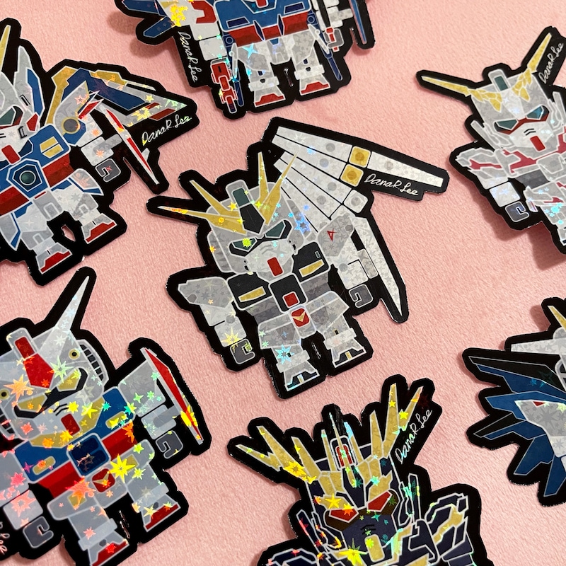 Gundam Sticker - Etsy