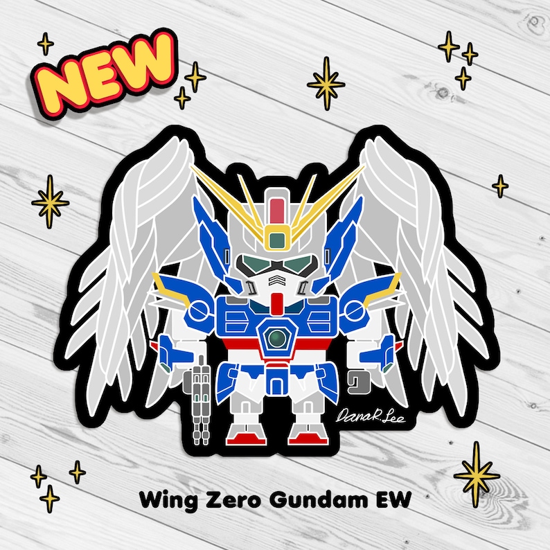 8 Gundam Sticker Pack Gundam Sticker Bundle Gundam Waterproof Sticker ...