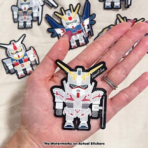 11 Gundam-inspired Sticker Pack Gundam Sticker Bundle Gundam Waterproof ...