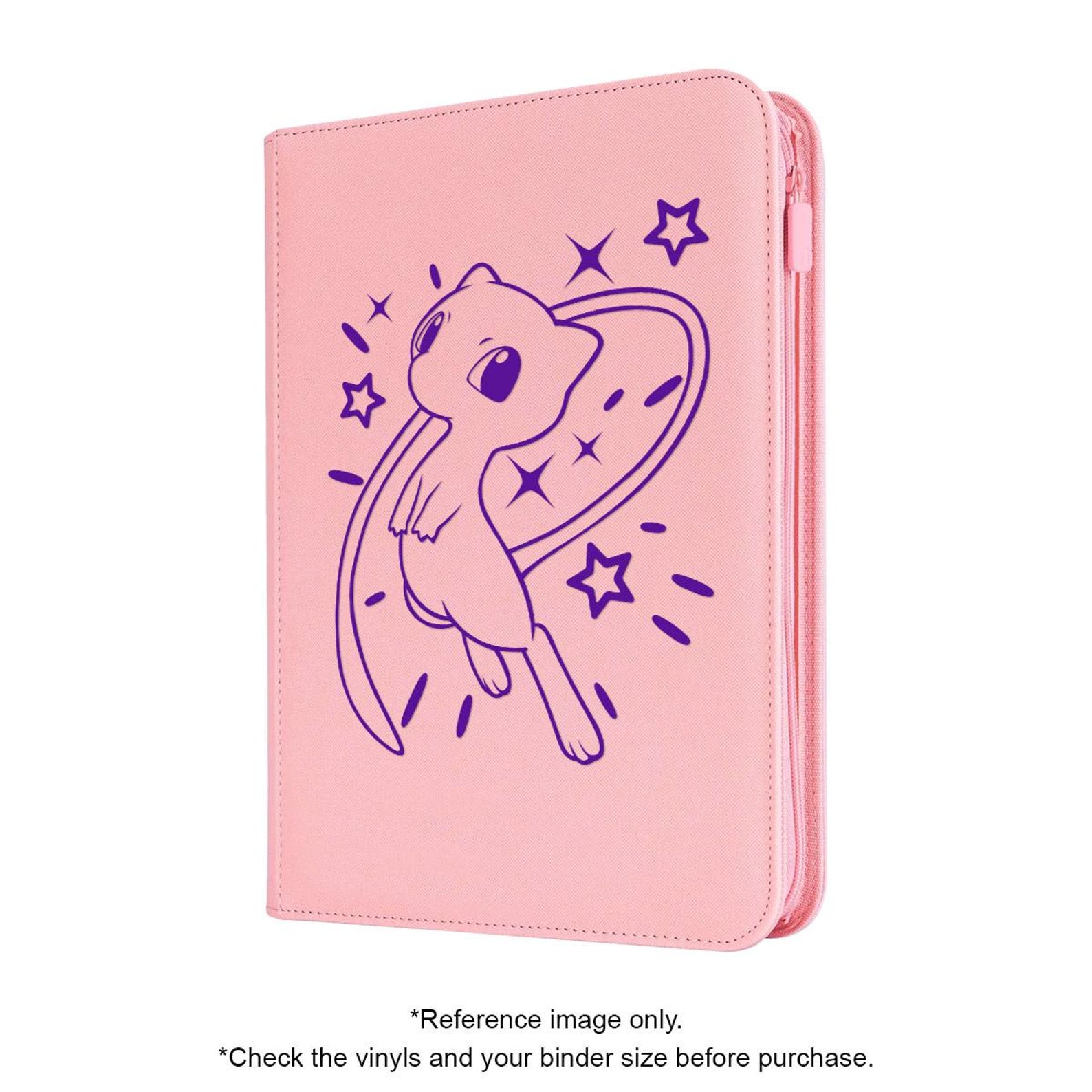 Pokimon Mew Iron-on Binder Vinyls for Master Set TCG Pokemon Card ...