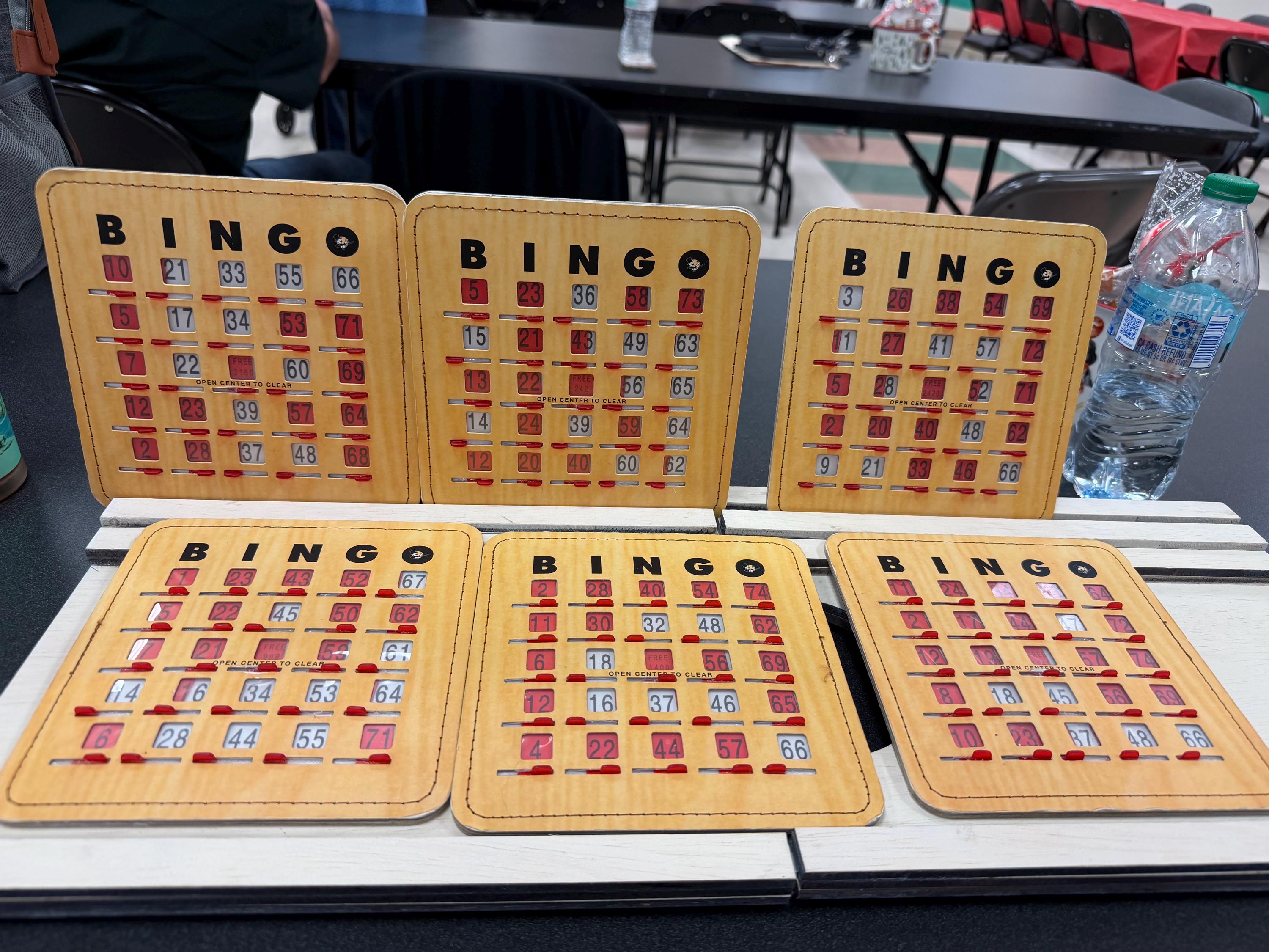 Handmade Wooden Foldin Bingo Holder | Reusable Bingo Board Stand ...