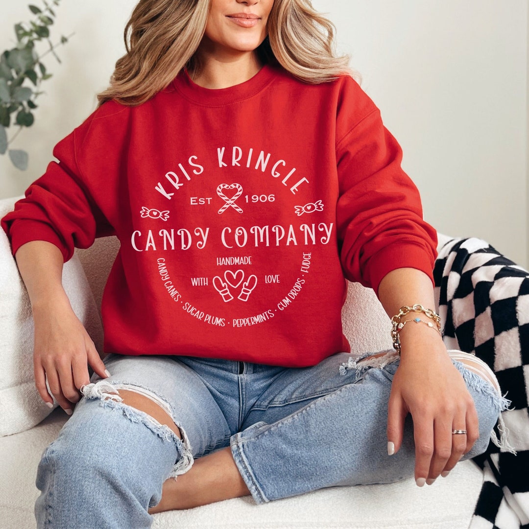 Kris Kringle Candy Co Christmas Baking Sweatshirt, Gilden Unisex ...