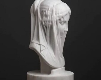 Veiled Woman Bust - Etsy