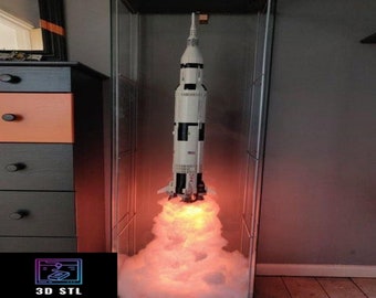 Rocket Launch Lamp Diorama - Etsy