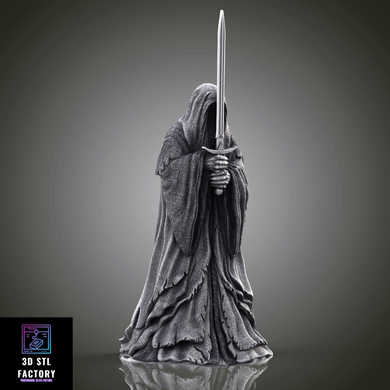 Nazgul 3D STL Lord of the Rings File 3D Printer Nazgul - Etsy