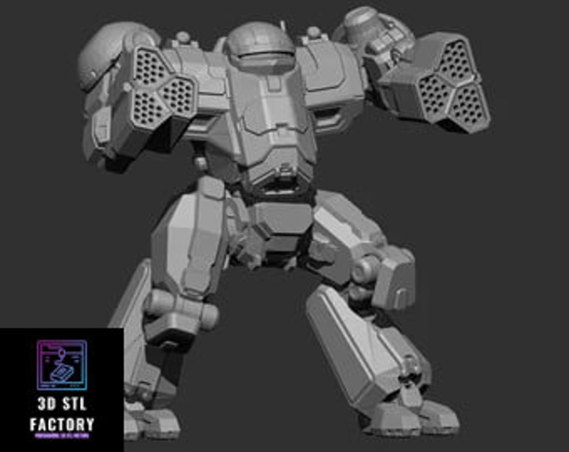 Mechwarrior Nova Cat STL File 3D Print STL File Mechwarrior - Etsy