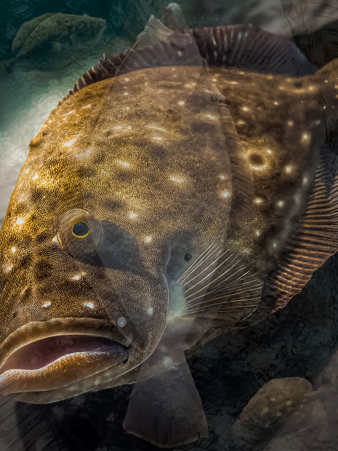 Printable Fluke Artwork | Instant Download | Fishing | Gift for ...