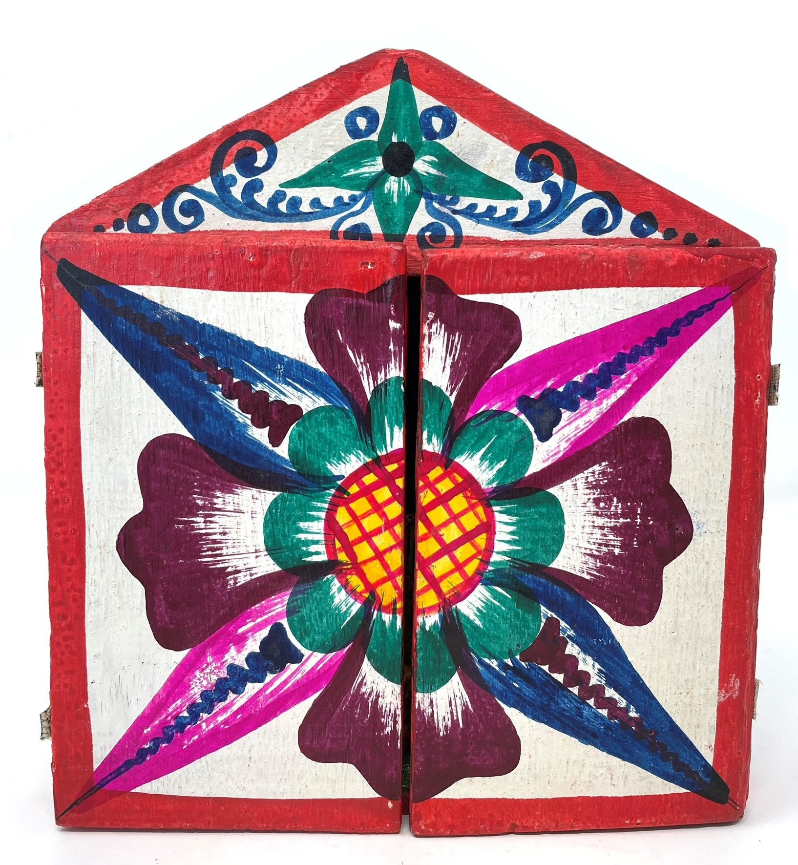 Handpainted Retablo With Musicians - Etsy