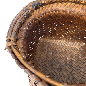 Intricately Woven Vintage Philippine Basket (traditional/asian-inspired ...