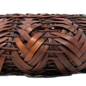 Small Bulbous Japanese Bamboo Basket - Etsy