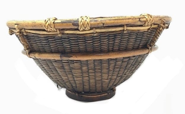 Vintage Philippine Round Labba Basket - Etsy