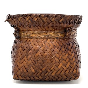 Intricately Woven Vintage Philippine Basket (traditional/asian-inspired ...