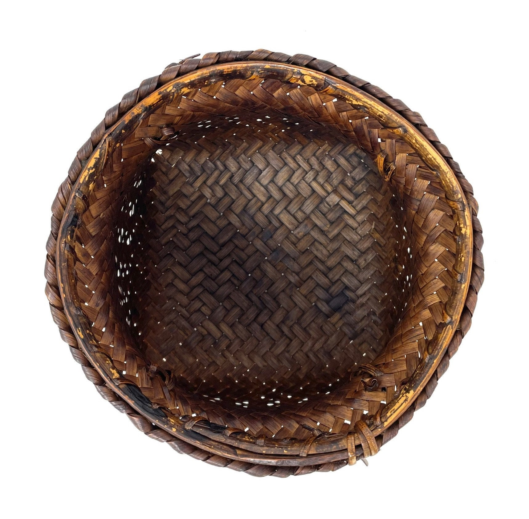 Intricately Woven Vintage Philippine Basket (traditional/asian-inspired ...