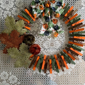 Lighted Fall Autumn Leaf Wreath - Etsy
