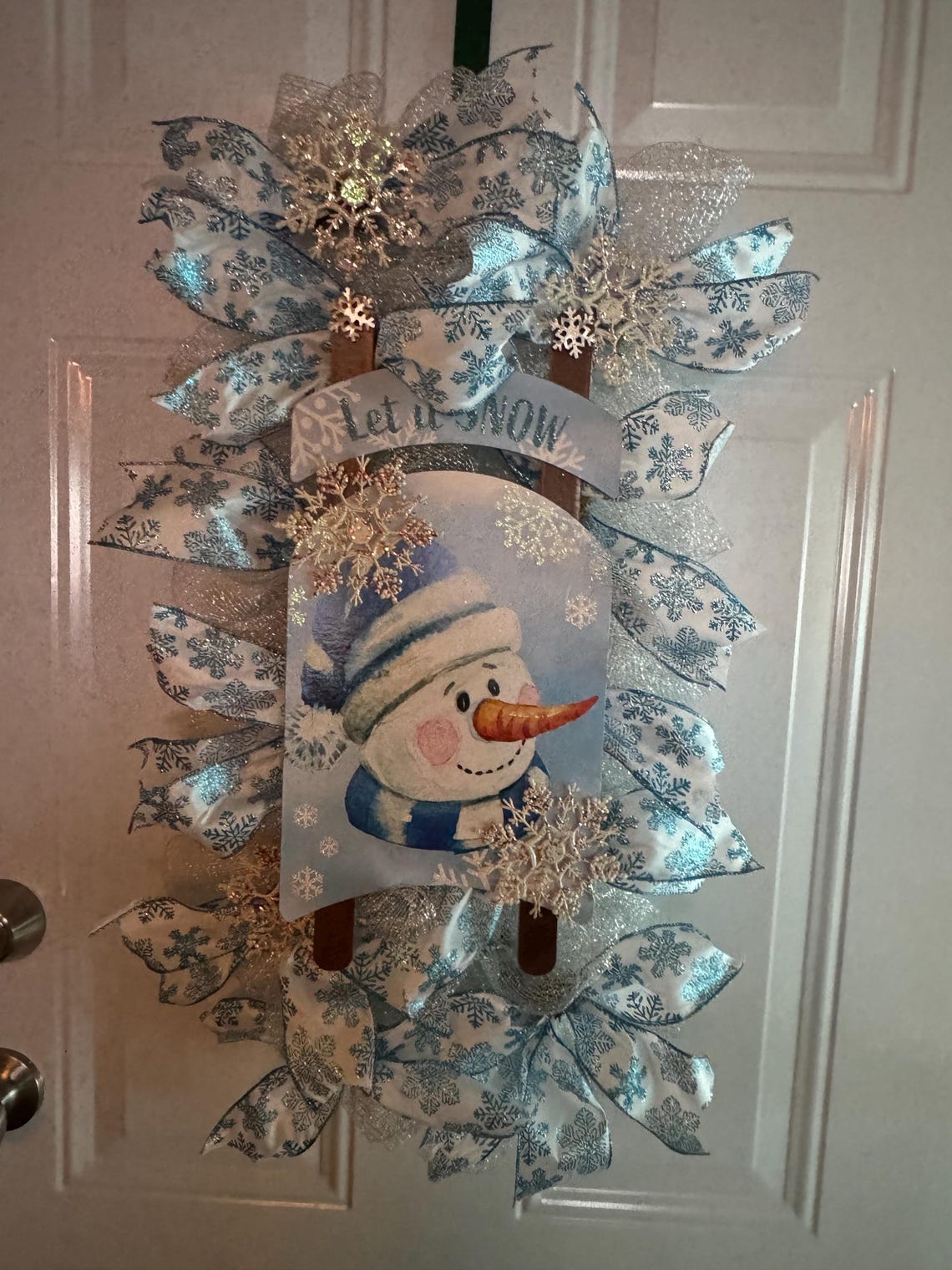 Snowman Rectangle Swag - Etsy