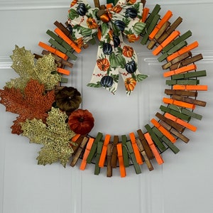 Lighted Fall Autumn Leaf Wreath - Etsy