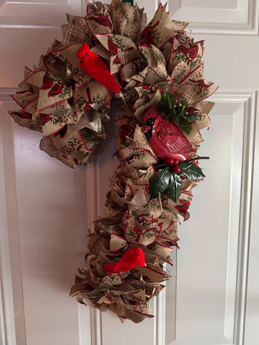 Cardinal Candy Cane - Etsy
