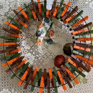 Lighted Fall Autumn Leaf Wreath - Etsy