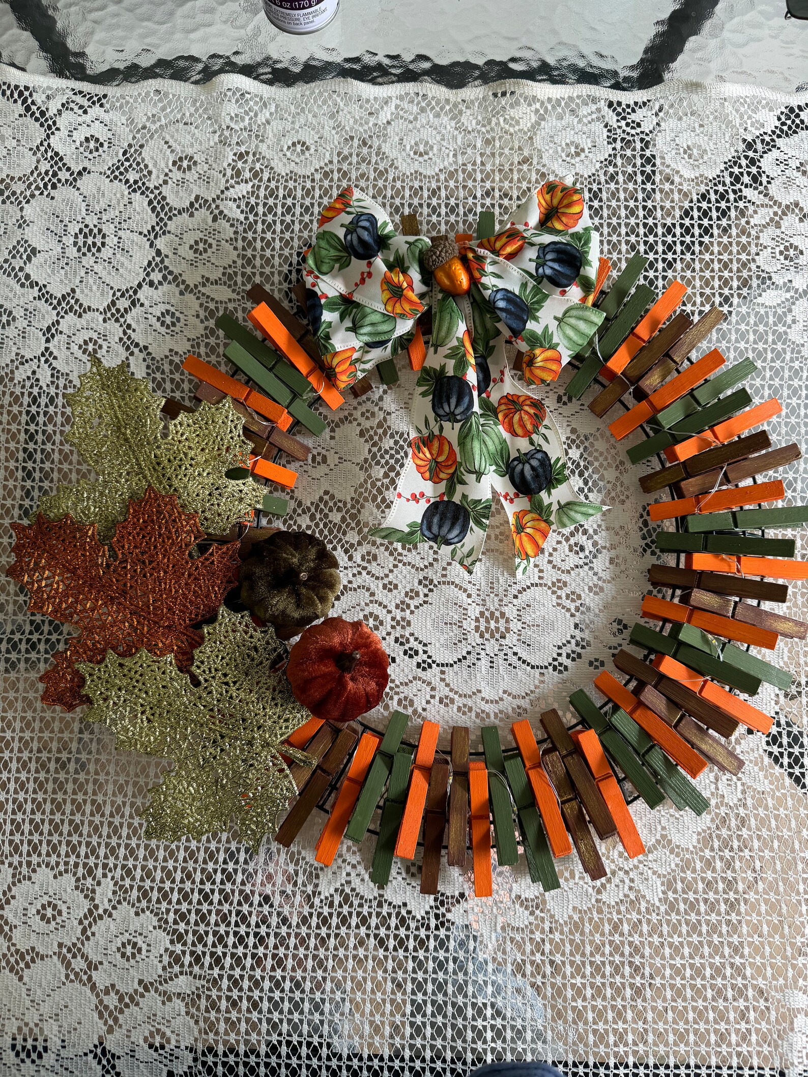 Lighted Fall Autumn Leaf Wreath - Etsy