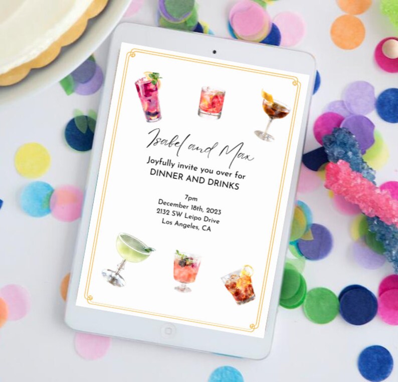 Editable Party Invitation Template Instantly Downloadable - Etsy