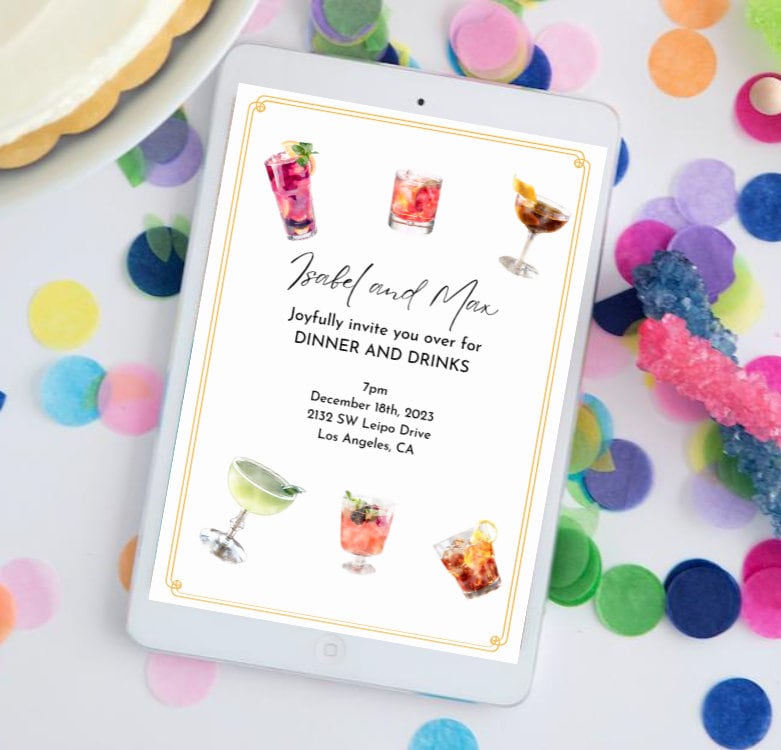 Editable Party Invitation Template Instantly Downloadable - Etsy