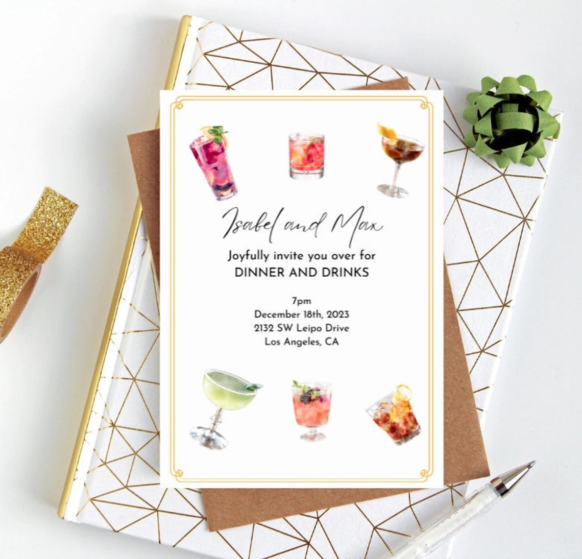 Editable Party Invitation Template Instantly Downloadable Electronic ...