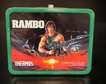 Vintage Rambo Lunchbox No Thermos - Etsy